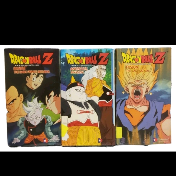 dragon ball z | Media | Dragon Ball Z Lot Of 3 Vhs Babidi The Dark ...